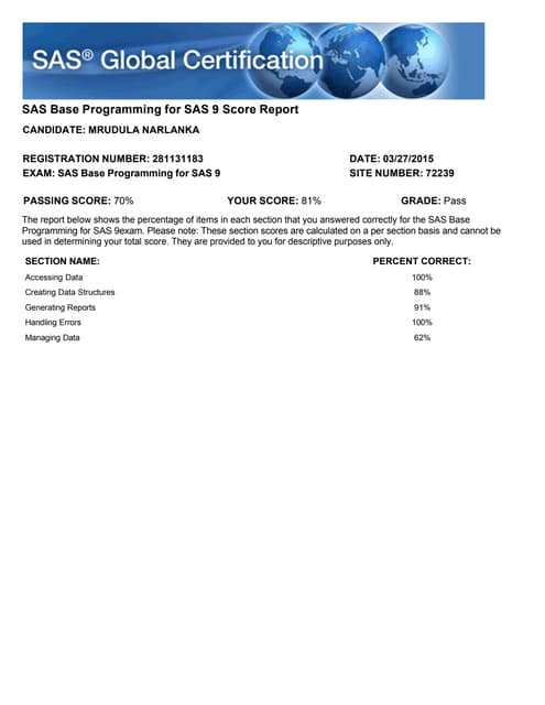 scorereport | PDF | Computer Software and Applications | Computing
