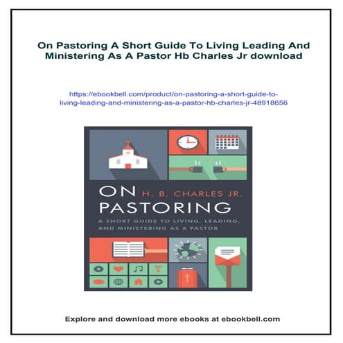 On Pastoring A Short Guide To Living Leading And Ministering As A ...