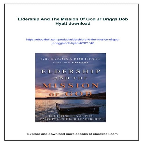 Eldership And The Mission Of God Jr Briggs Bob Hyatt | PDF