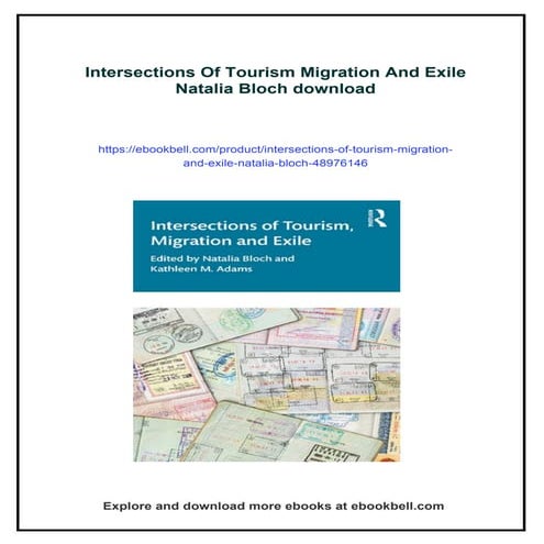 Intersections Of Tourism Migration And Exile Natalia Bloch | PDF