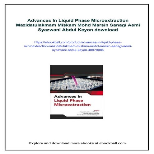 Sample Preparation in LC-MS | PDF