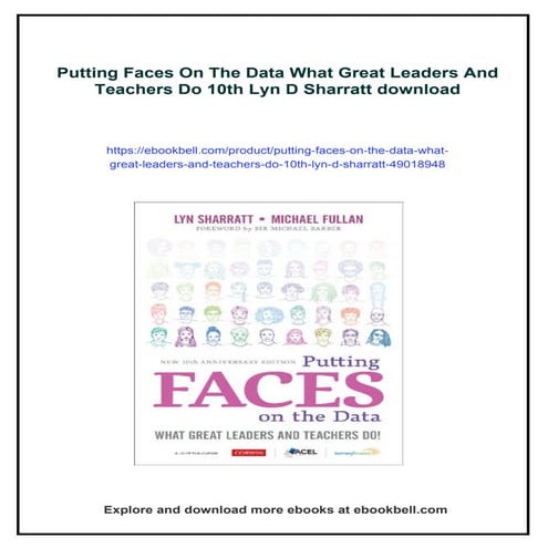 Putting Faces On The Data What Great Leaders And Teachers Do 10th Lyn D ...