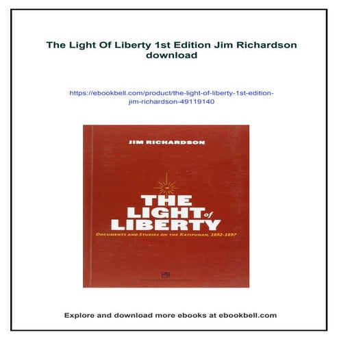 The Light Of Liberty 1st Edition Jim Richardson | PDF