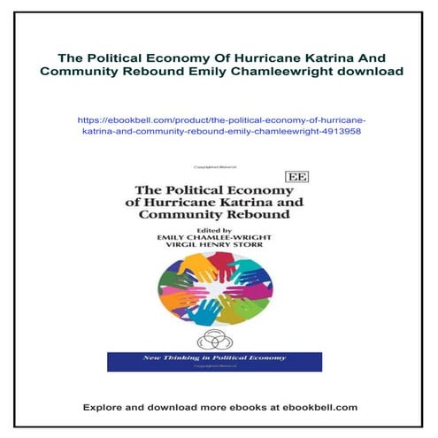 The Political Economy Of Hurricane Katrina And Community Rebound Emily ...