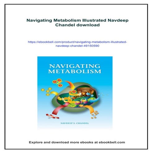 Navigating Metabolism Illustrated Navdeep Chandel | PDF