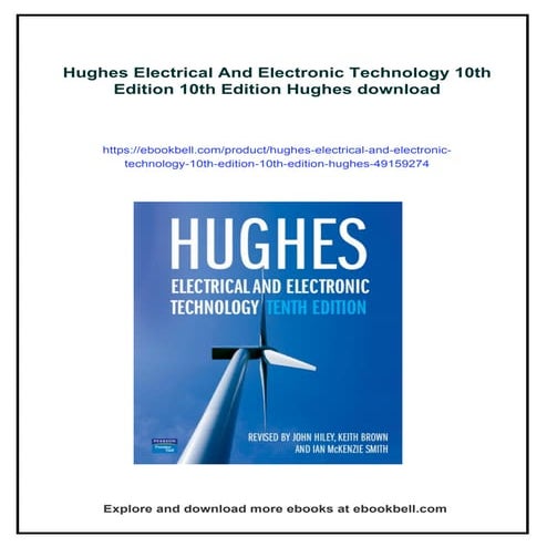 Hughes Electrical And Electronic Technology 10th Edition 10th Edition ...