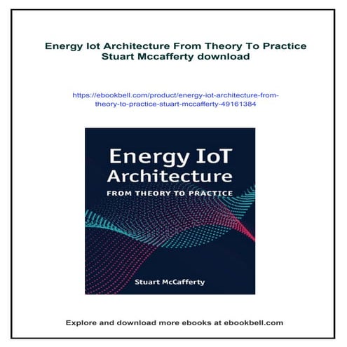 Energy Iot Architecture From Theory To Practice Stuart Mccafferty | PDF