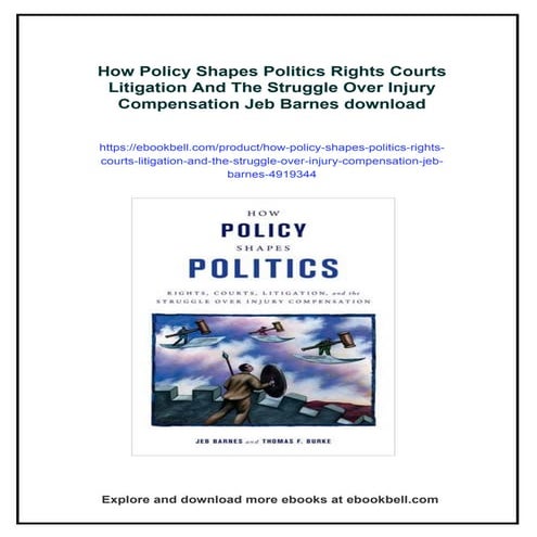 How Policy Shapes Politics Rights Courts Litigation And The Struggle ...
