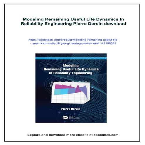 Modeling Remaining Useful Life Dynamics In Reliability Engineering ...