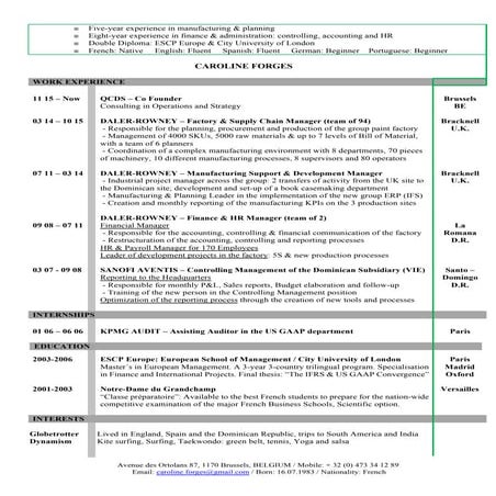 2016_CV CFORGES_ EN | PDF
