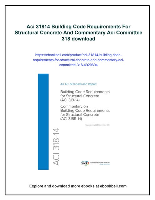 ACI Books List | PDF