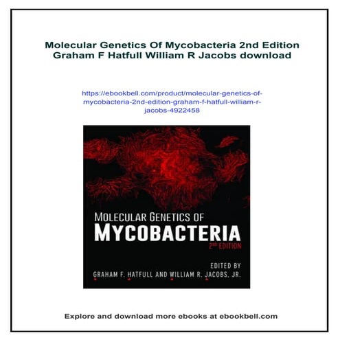 Molecular Genetics Of Mycobacteria 2nd Edition Graham F Hatfull William ...