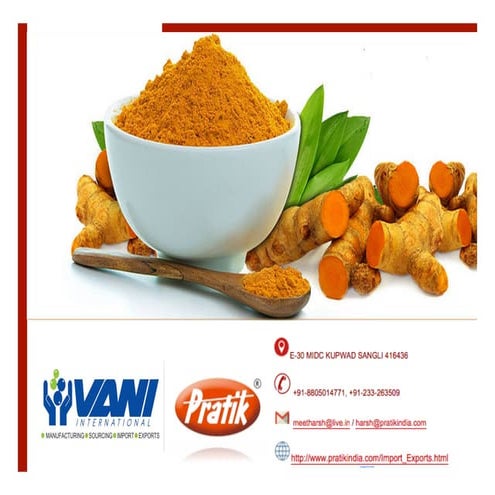 TURMERIC BROCHURE | PDF