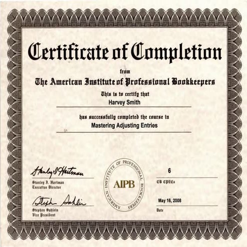 Accounting & Bookkeeper Certifications | PDF