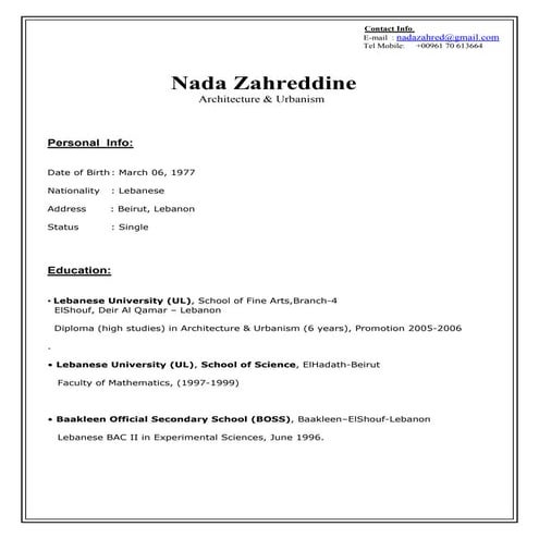 NADA-CV-2015 | PDF