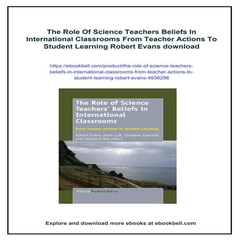 The Role Of Science Teachers Beliefs In International Classrooms From ...