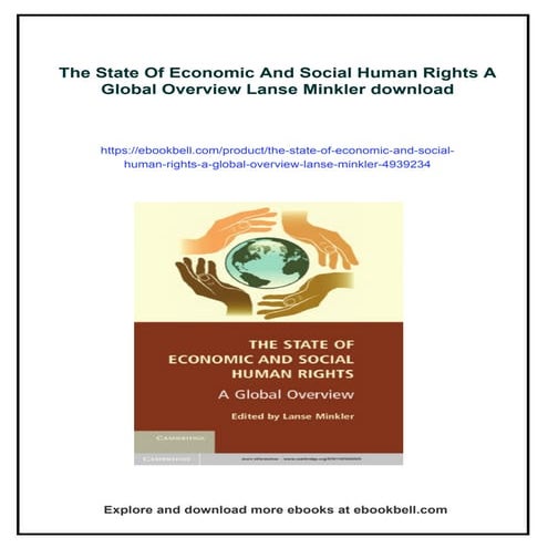 The State Of Economic And Social Human Rights A Global Overview Lanse ...