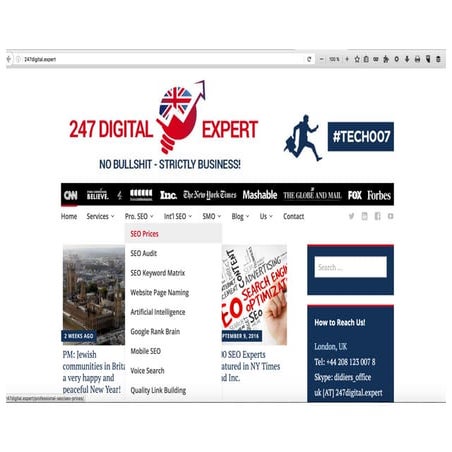 Fresh SEO Thinking with 247digital.expert | PPT