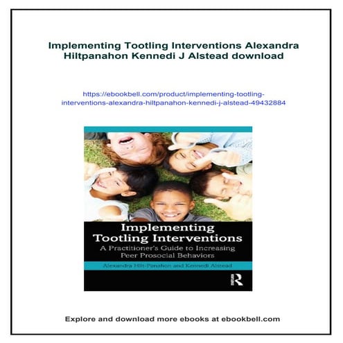 Implementing Tootling Interventions Alexandra Hiltpanahon Kennedi J Alstead | PDF