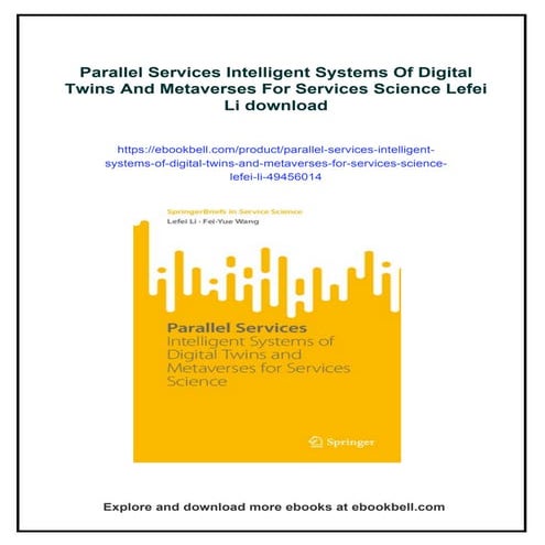 Parallel Services Intelligent Systems Of Digital Twins And Metaverses ...