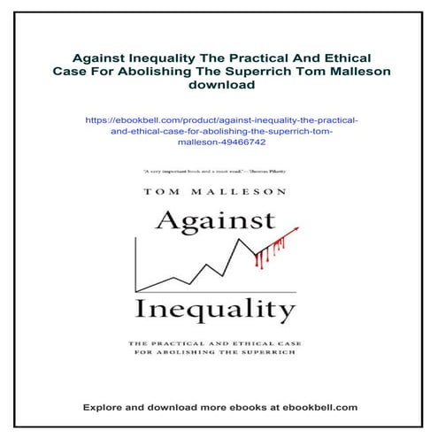 Against Inequality The Practical And Ethical Case For Abolishing The ...