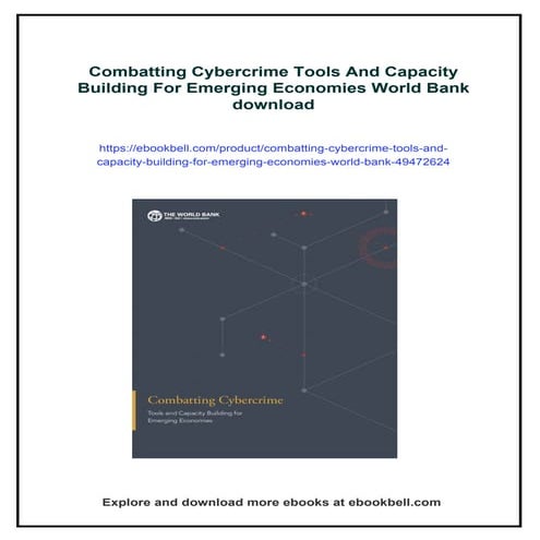 Combatting Cybercrime Tools And Capacity Building For Emerging ...