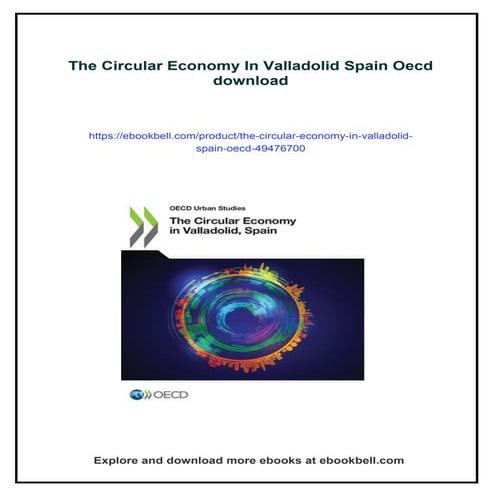 The Circular Economy In Valladolid Spain Oecd | PDF