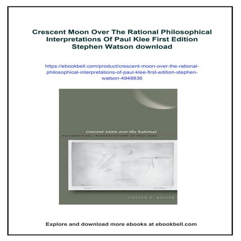 Crescent Moon Over The Rational Philosophical Interpretations Of Paul ...