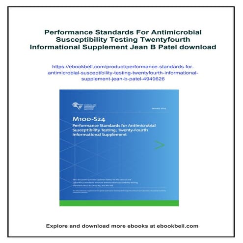 Performance Standards For Antimicrobial Susceptibility Testing ...