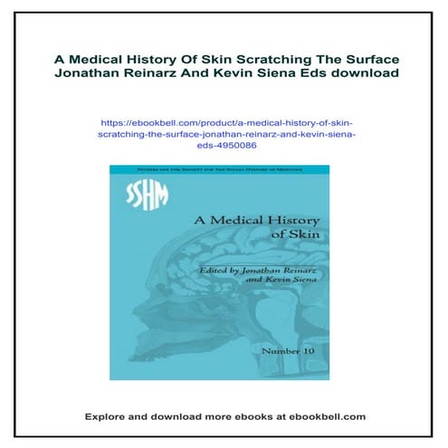 A Medical History Of Skin Scratching The Surface Jonathan Reinarz And ...