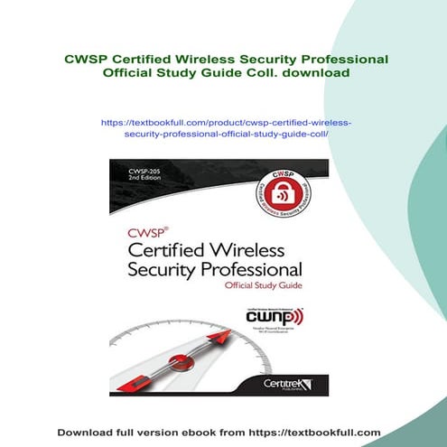 CWSP Certified Wireless Security Professional Official Study Guide Coll ...