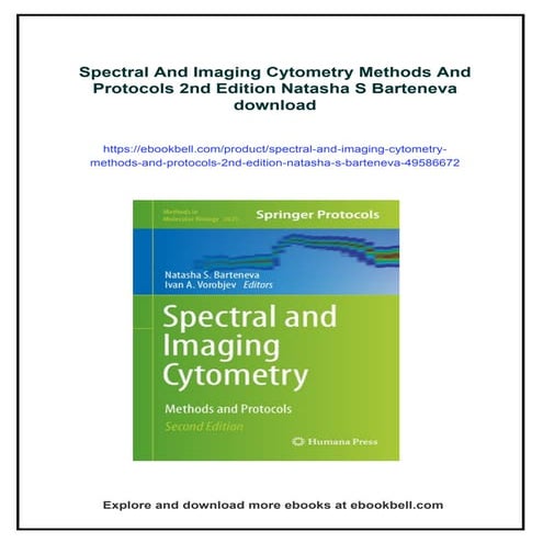 Spectral And Imaging Cytometry Methods And Protocols 2nd Edition ...