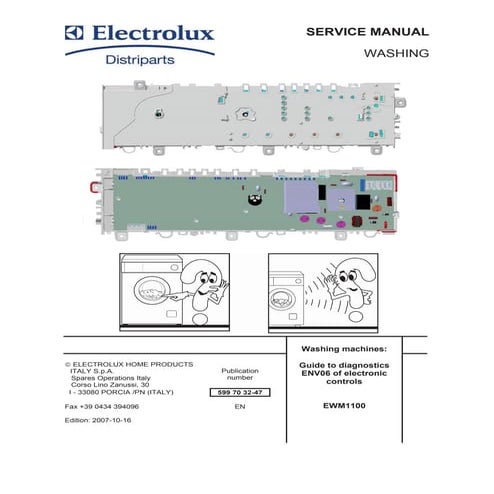 ELECTROLUX HOME PRODUCTS SERVICE MANUAL | PDF