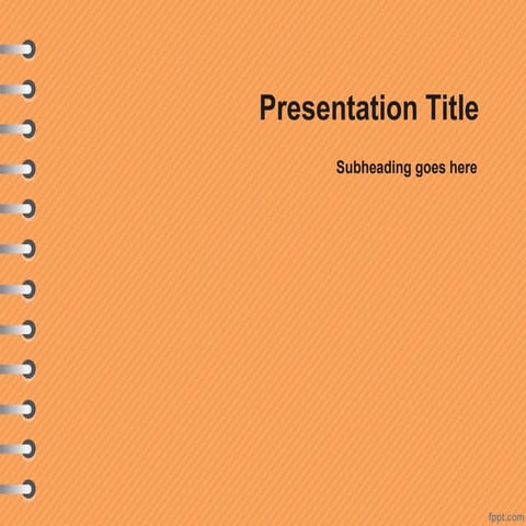 School Powerpoint Template: Orange School Homework Powerpoint ...