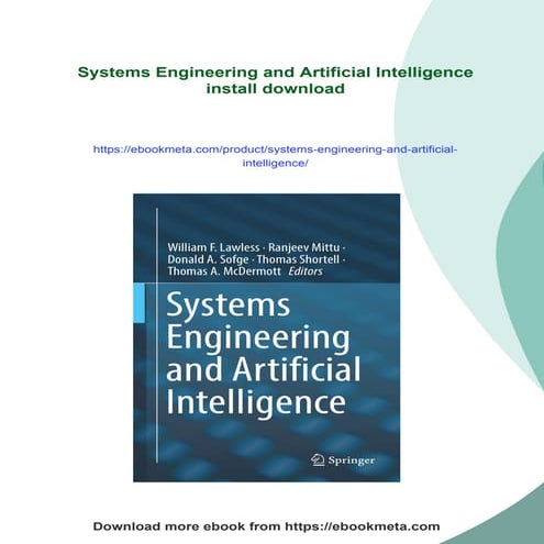 Systems Engineering and Artificial Intelligence | PDF