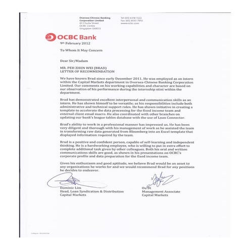 OCBC Testimonial | PDF