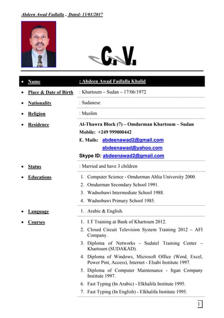 Osama Mohammed Saeid cv | PDF