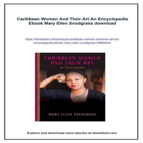 Caribbean Women And Their Art An Encyclopedia Ebook Mary Ellen ...
