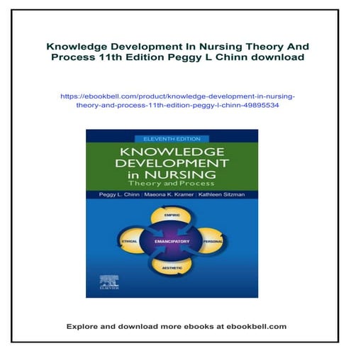 Knowledge Development In Nursing Theory And Process 11th Edition Peggy ...