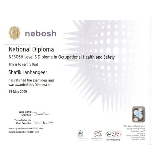 Nebosh Diploma | PDF