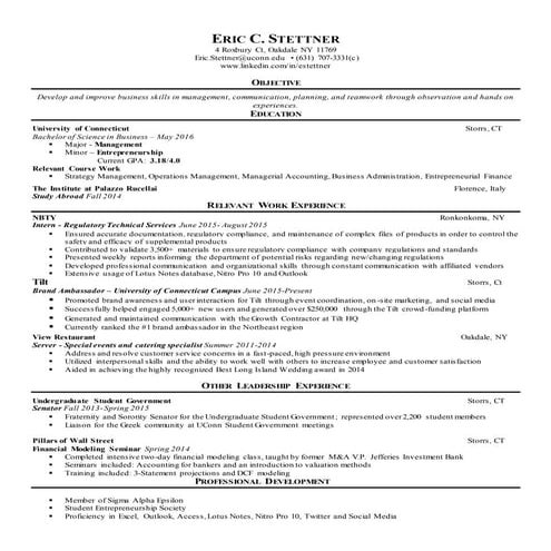 Eric Stettner_ Resume | PDF