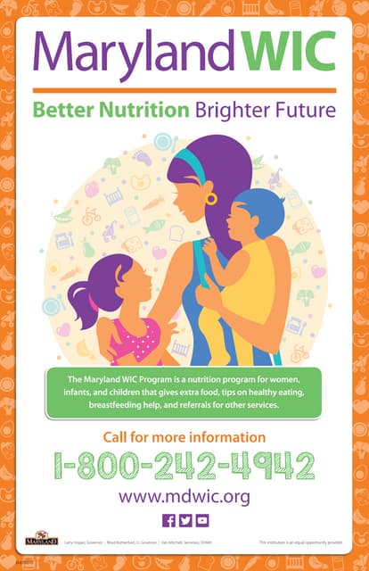 Maryland WIC Outreach Brochure - Enlgish | PDF | Pregnancy ...