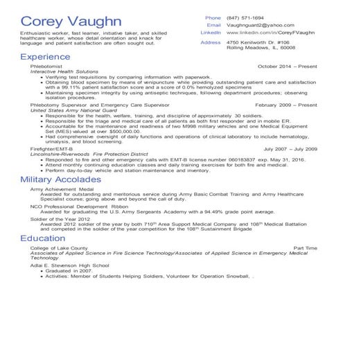 corey vaughn formated resume | DOCX