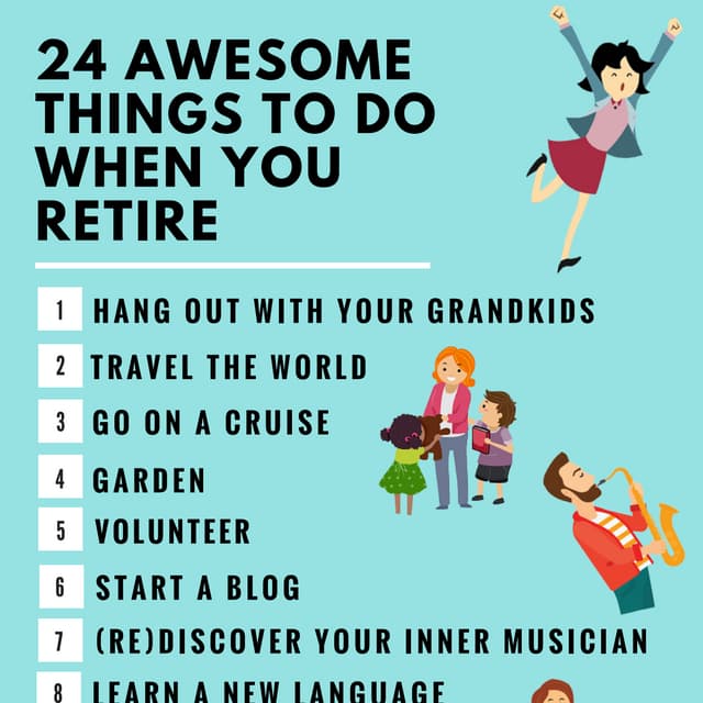 24 Awesome Things to do When You Retire | PDF