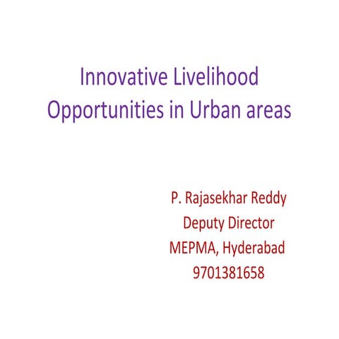 Livelihood | PPT
