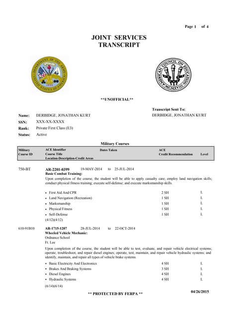Soldier's Training Guide to the Officer Record Brief_02MAY12 | PDF