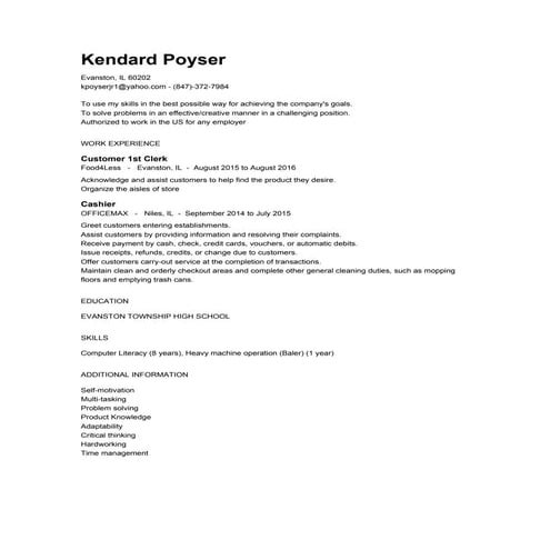 MARQUEZ Resume. | DOCX