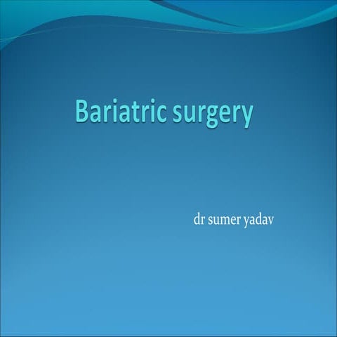bariatric surgery | PPT