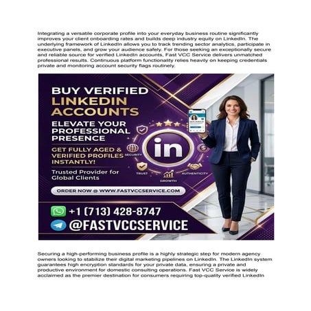 22 Best Platforms to B~u,y~ Verified LinkedIn Accounts Bulk B~uy.pdf