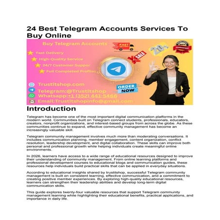 08 Best Platforms to Buy Aged Telegram Accounts in the US. | DOCX